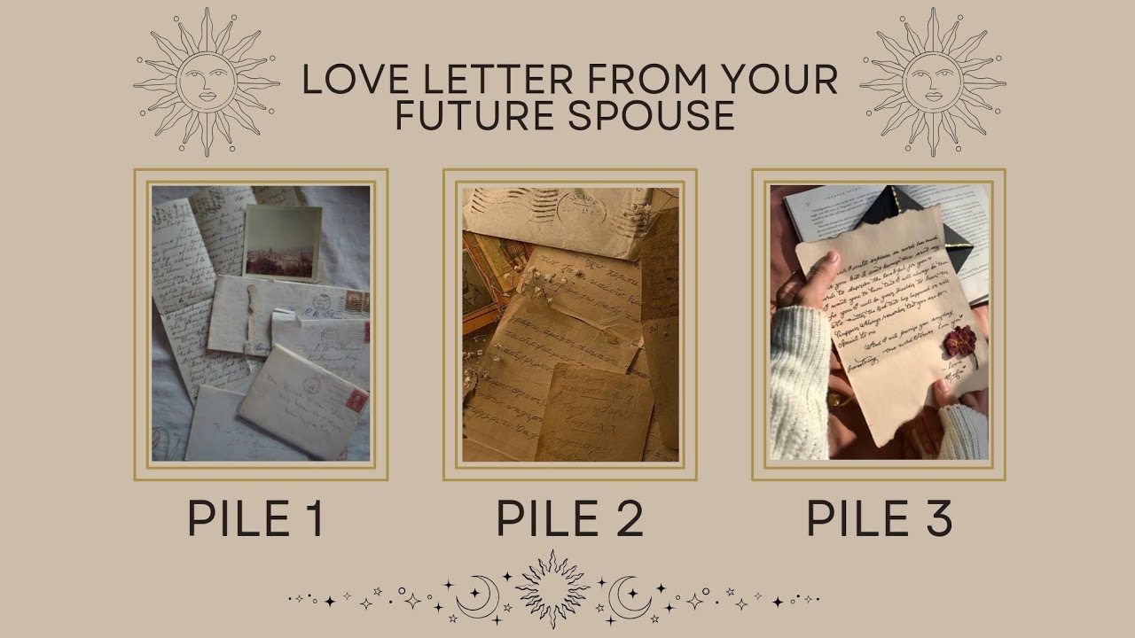 LOVE LETTER FROM YOUR FUTURE SPOUSE - PICK A CARD - - YouTube