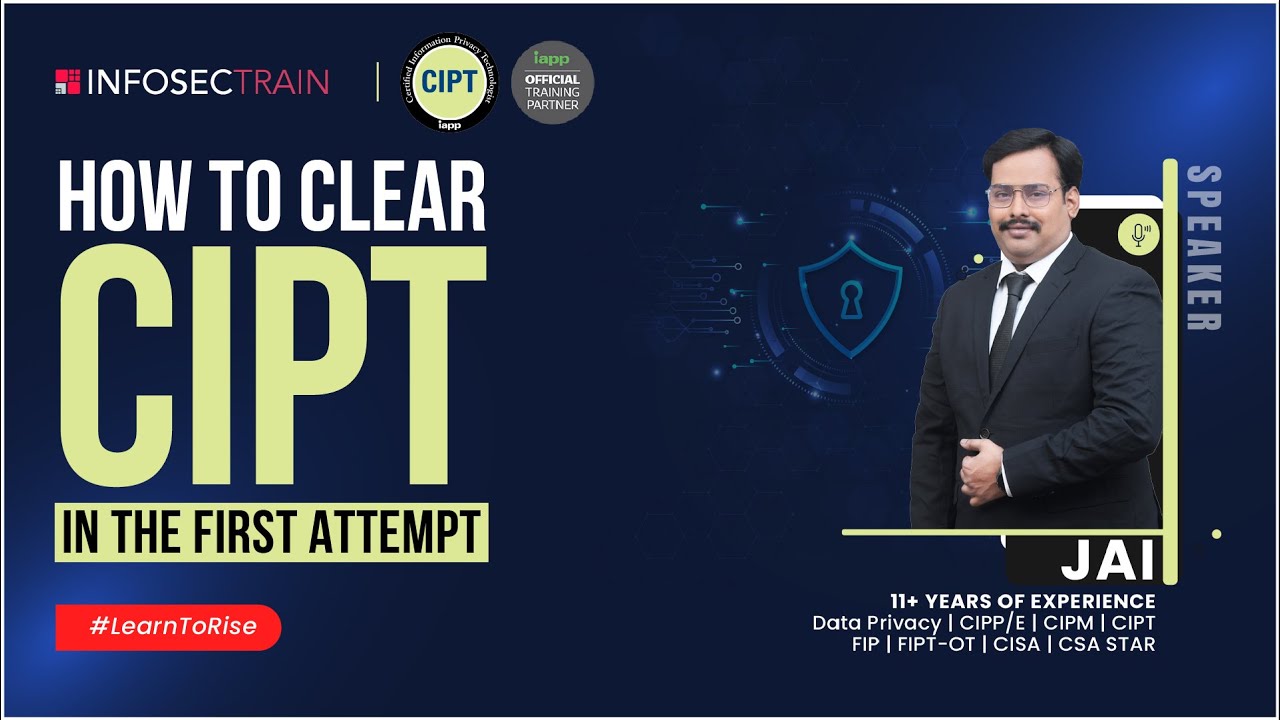 Clear CIPT in Your First Attempt: Proven Tips by JAI - YouTube