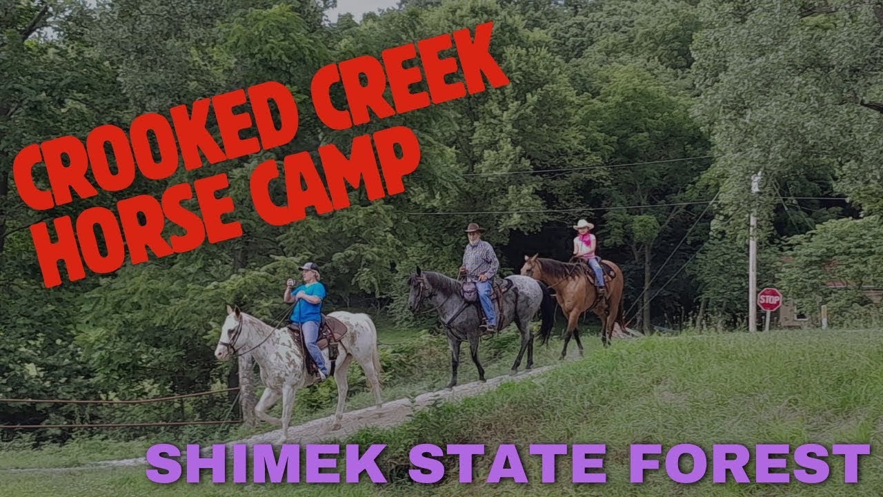 Crooked Creek Horse Camp near Farmington, Iowa! NEW! Horsecamp - YouTube