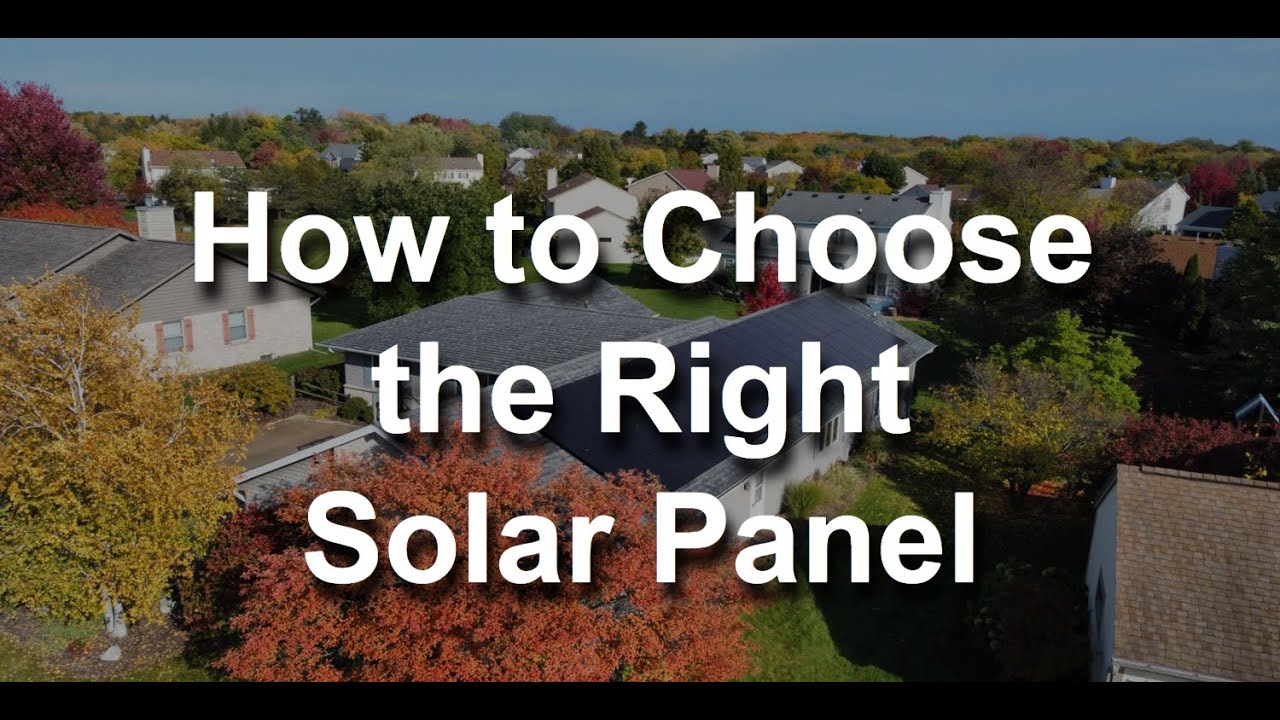 How to Choose the Right Solar Panel for a Wisconsin Residential Solar ...