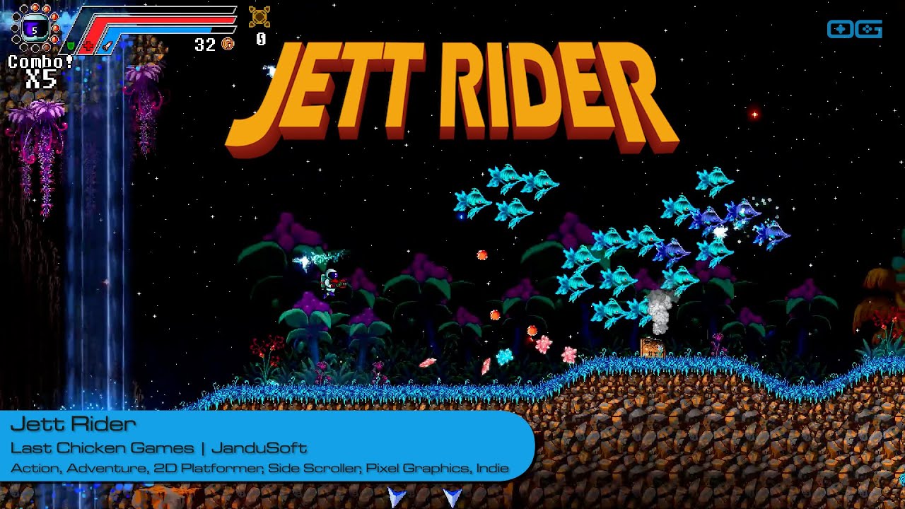 Jett Rider: Exploring the Depths of Pixelated Planets (Gameplay) - YouTube
