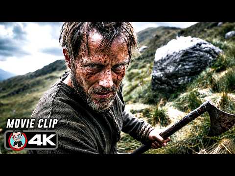 Valhalla Rising | Chained Warrior Goes Berserk (4K)