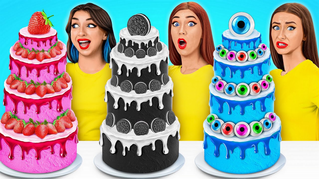 Cake Decorating Challenge #3 케이크 데코레이션 챌린지 Multi DO Fun 다 마 - YouTube