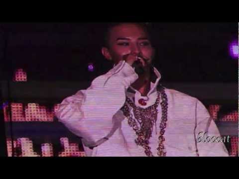 [Fancam] Golden Disk Awards 2013 (GDA) - G Dragon speaks English before Crayon