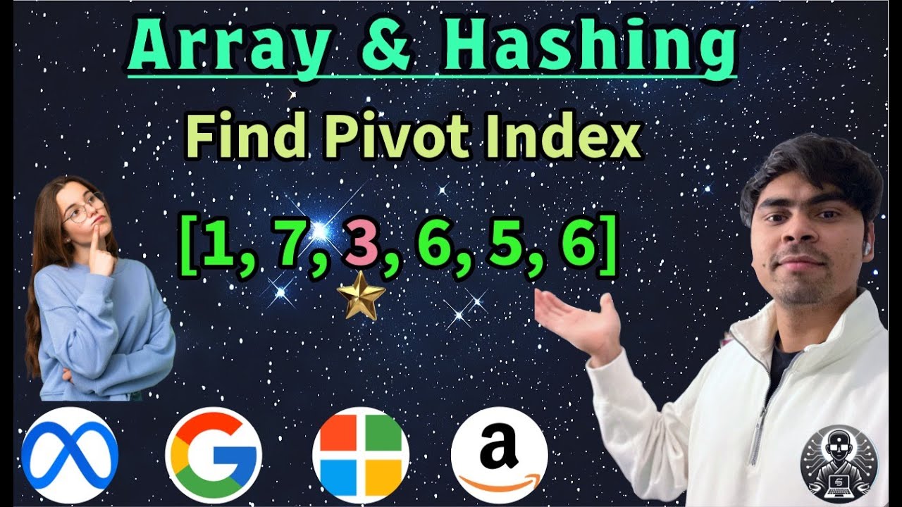 LeetCode 724 | Find Pivot Index | Python Prefix / Running Sum | AlgoYogi - YouTube