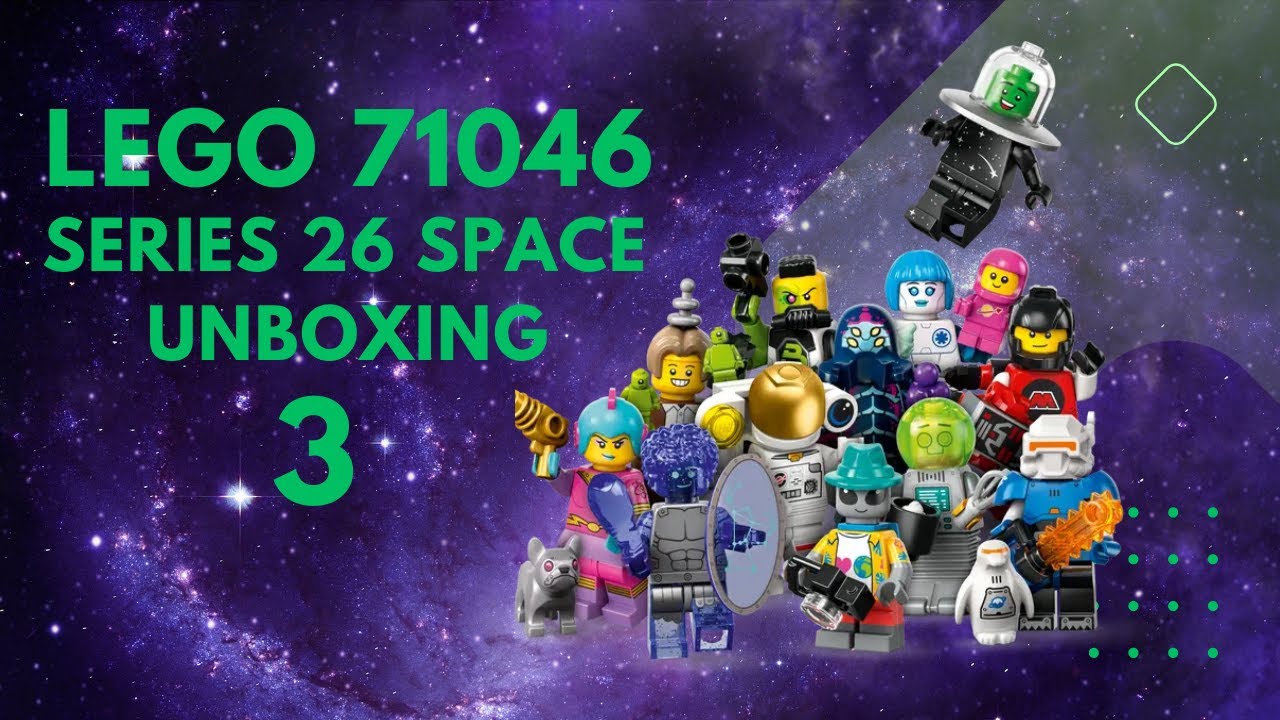 Lego Space CMF Series 26 Unboxing Part 3 - YouTube