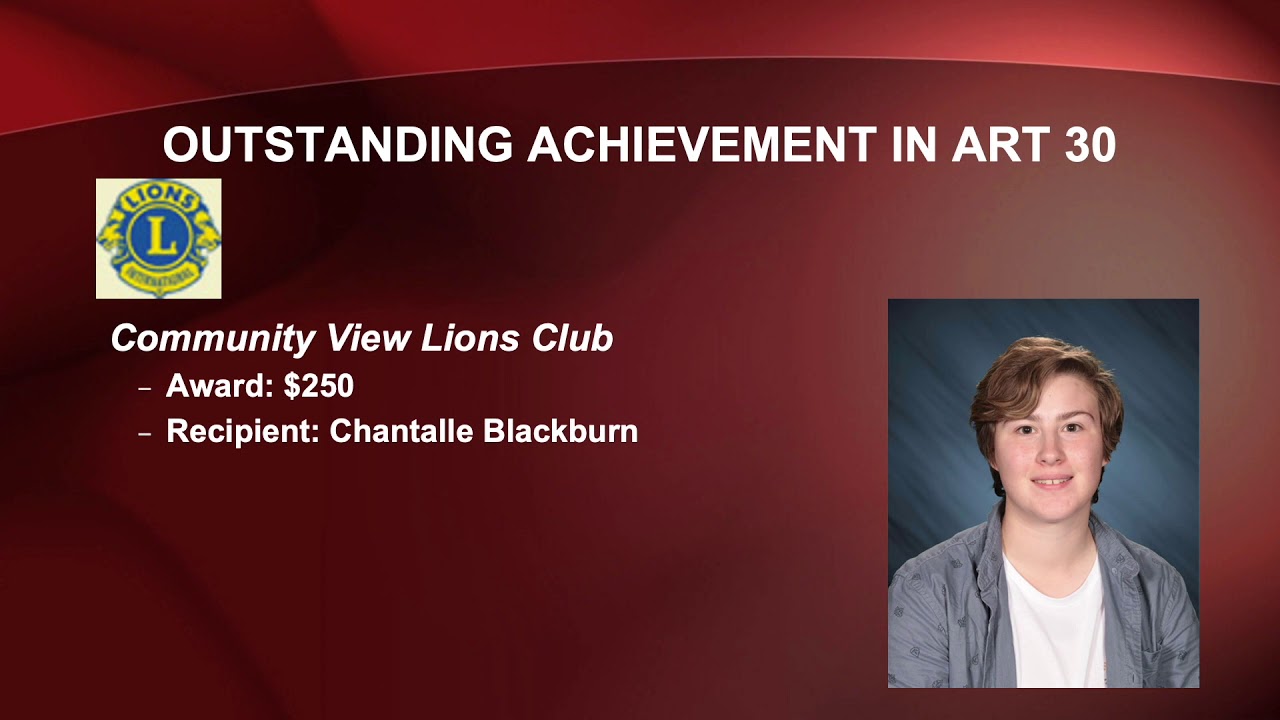 Awards 2020 french, pe, cts, fine arts - YouTube