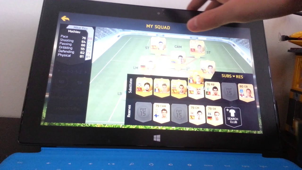 Fifa 15 on tablet?!?!?!? XXmudkipyoshigaming - YouTube