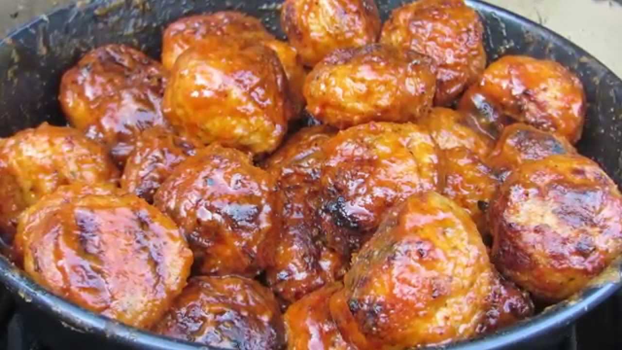 SPICY BUFFALO BALLS - Buffalo Chicken Meatballs - YouTube