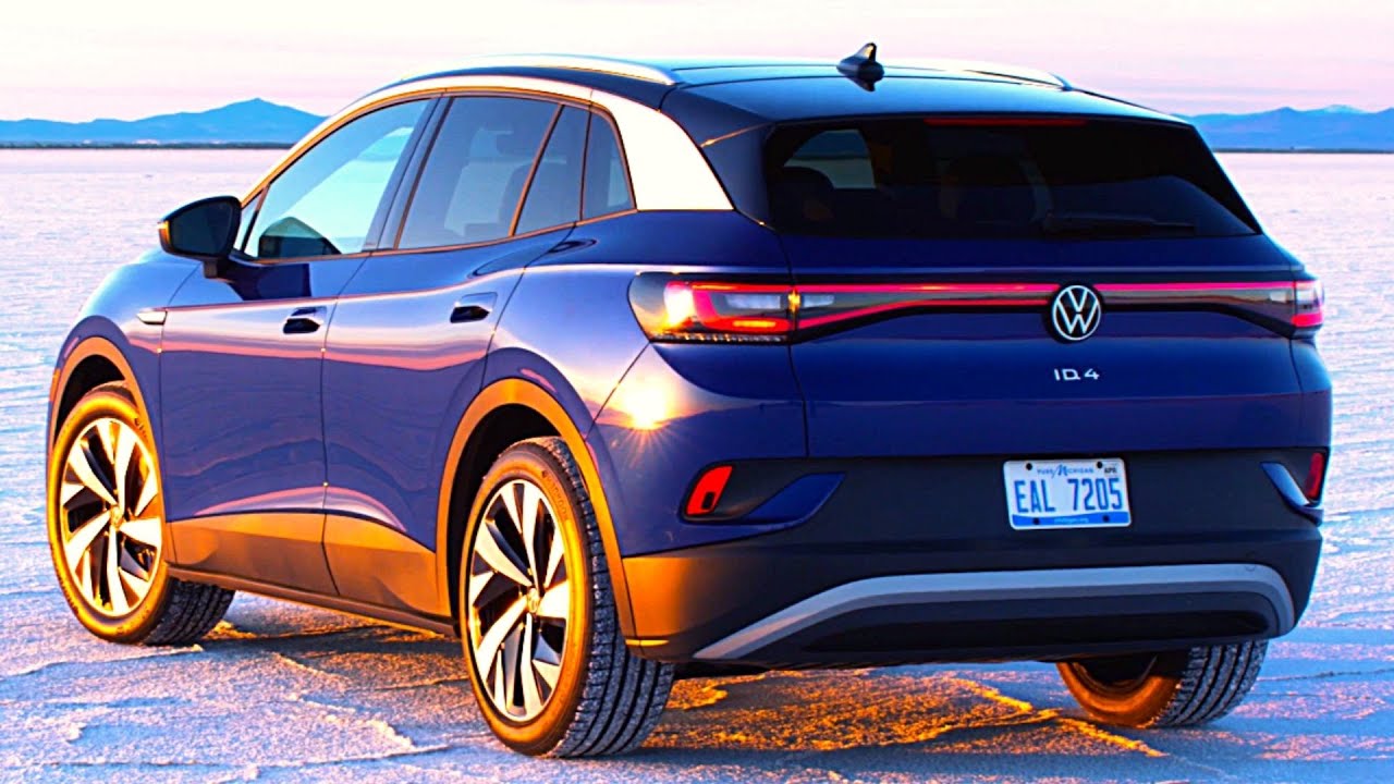 2021 New VW ID.4 - Most Affordable Stylish EV | Volkswagen ID.4 2021 ...