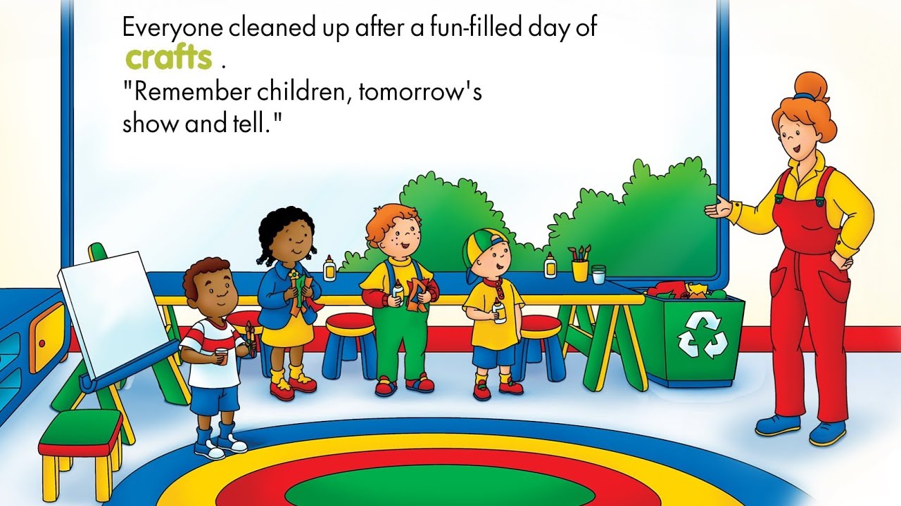 Caillou App: Show and Tell - An educational storytelling activity by i ...