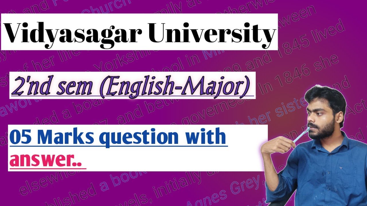 Semi -Long questions (05 Marks) //2'nd sem //VU. - YouTube