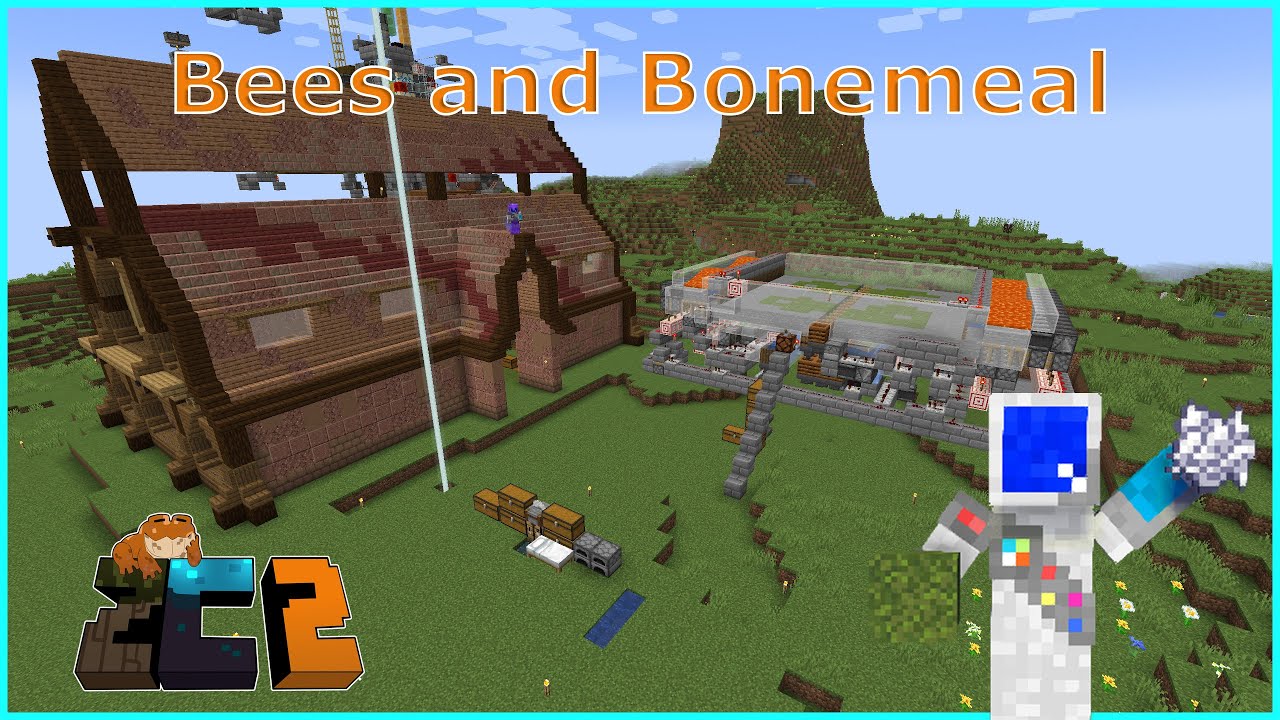 Bonemeal Farm and Bee Farm Enclosure ZetaCraft Java 1.19 - YouTube
