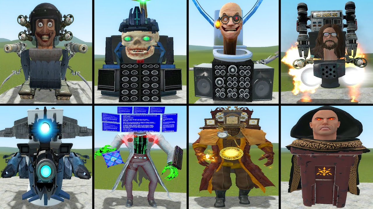NEW TITAN PC MAN vs ALL BOSSES TITANS SPEAKERMAN AND CAMERAMAN AND ...