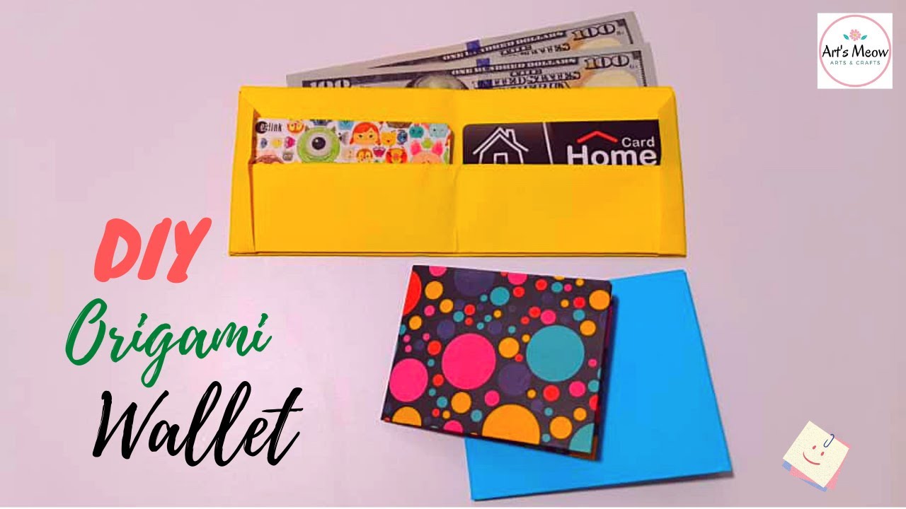 Making a DIY Simple Origami Wallet | Easy Origami Tutorial | Art's Meow ...