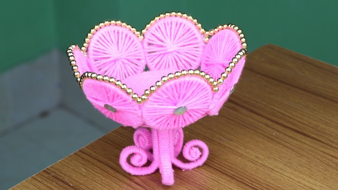 Woolen art and craft - Woolen Showpiece Making for Home Decor - Best ...