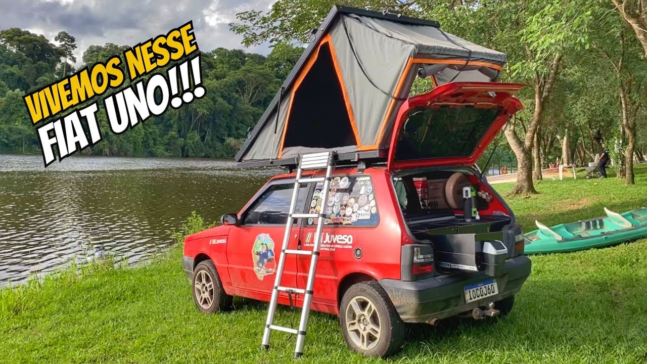 TOUR COMPLETO FIAT UNO MOTORHOME! - YouTube