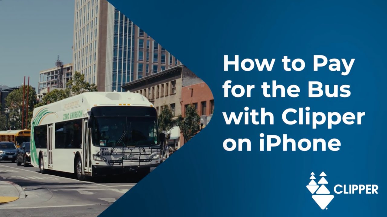 How to Pay for the Bus with Clipper on iPhone - YouTube