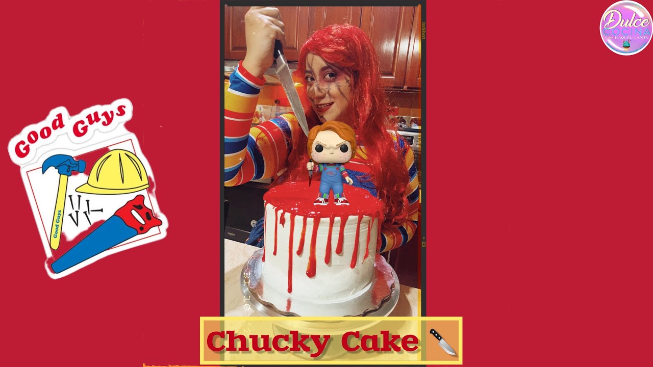 Pastel de CHUCKY 🔪. …. Especial de HALLOWEEN 👻/ CHUCKY CAKE - YouTube