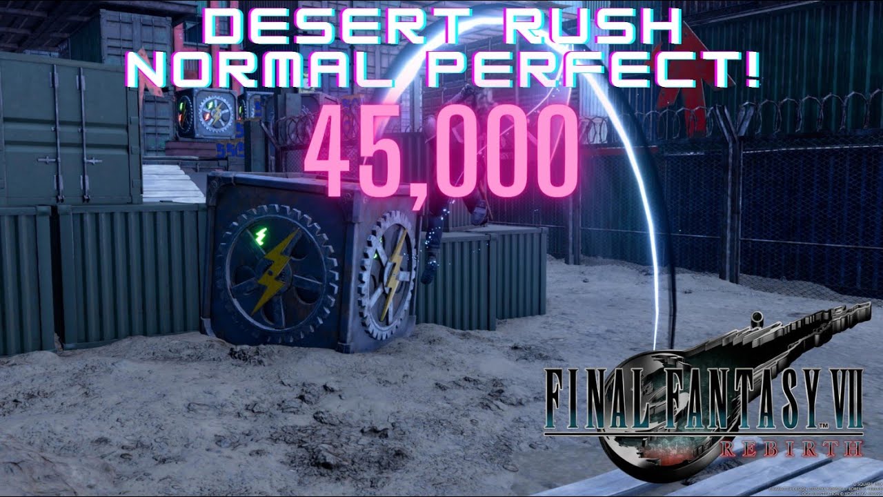 FF7 Rebirth Desert Rush Normal PERFECT - YouTube