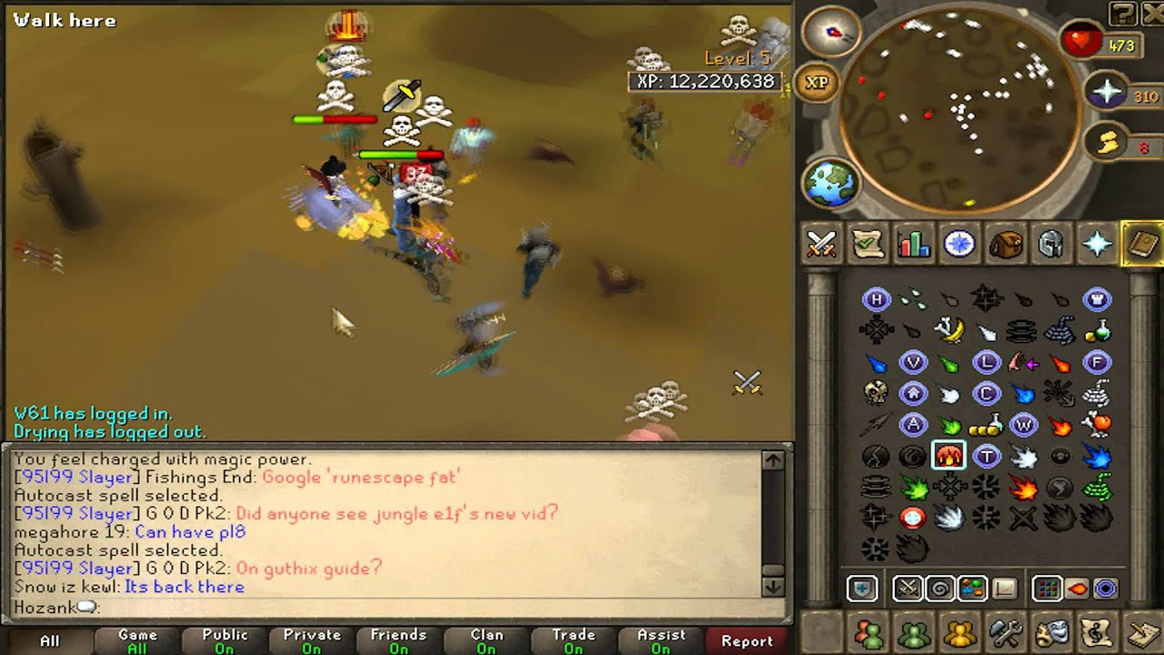 Runescape Hilarious Multi Pking Reaction - YouTube