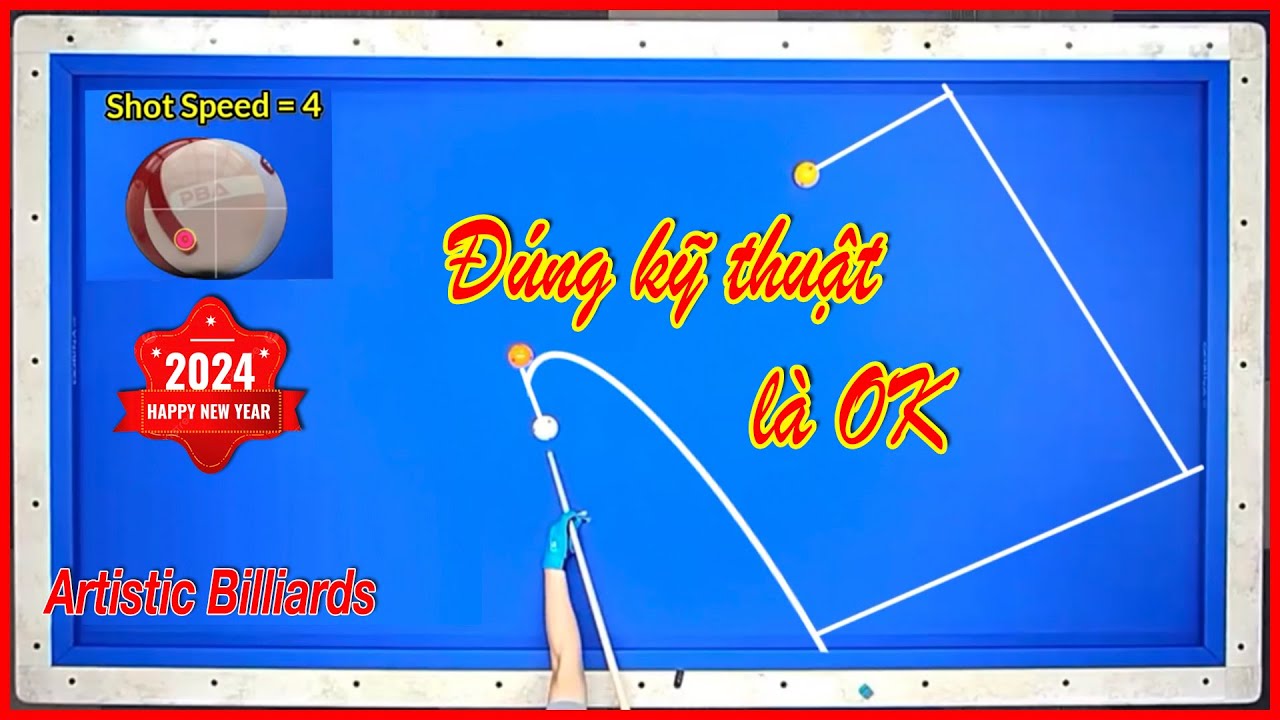 Không cần đánh mạnh | Bida 3C Nghệ thuật - ARTISTIC BILLIARDS - 새해를 ...