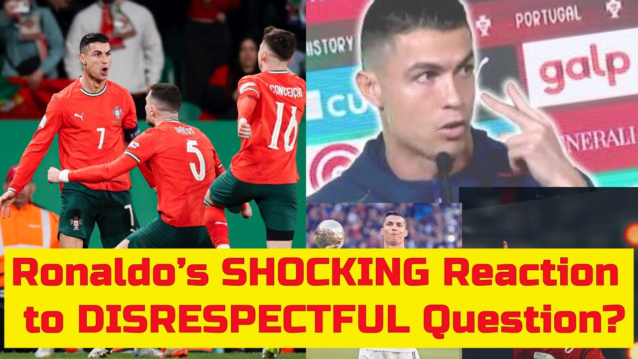 LOOK ME IN THE EYES!’ – Ronaldo’s ANGRY Press Conference - YouTube