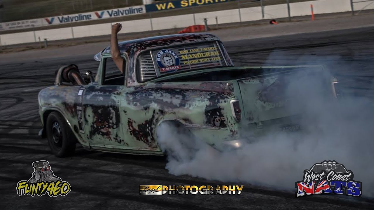 TURBO LS1 EK UTE "AGRAVATED" TEARING IT UP AT WEST COAST NATS - YouTube