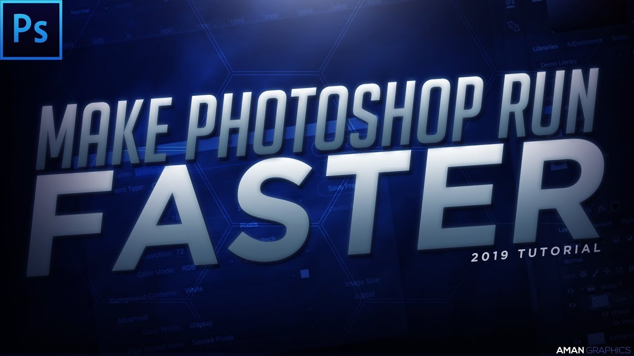 How To Make Adobe Photoshop (CC/CS6) Run Faster 2019 - YouTube