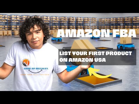Amazon FBA|| Learn How to List Your First Product on Amazon USA ...