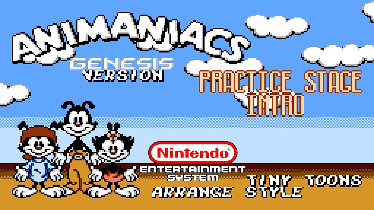 Animaniacs (Sega Genesis) - Practice stage intro - NES arrange (Tiny ...