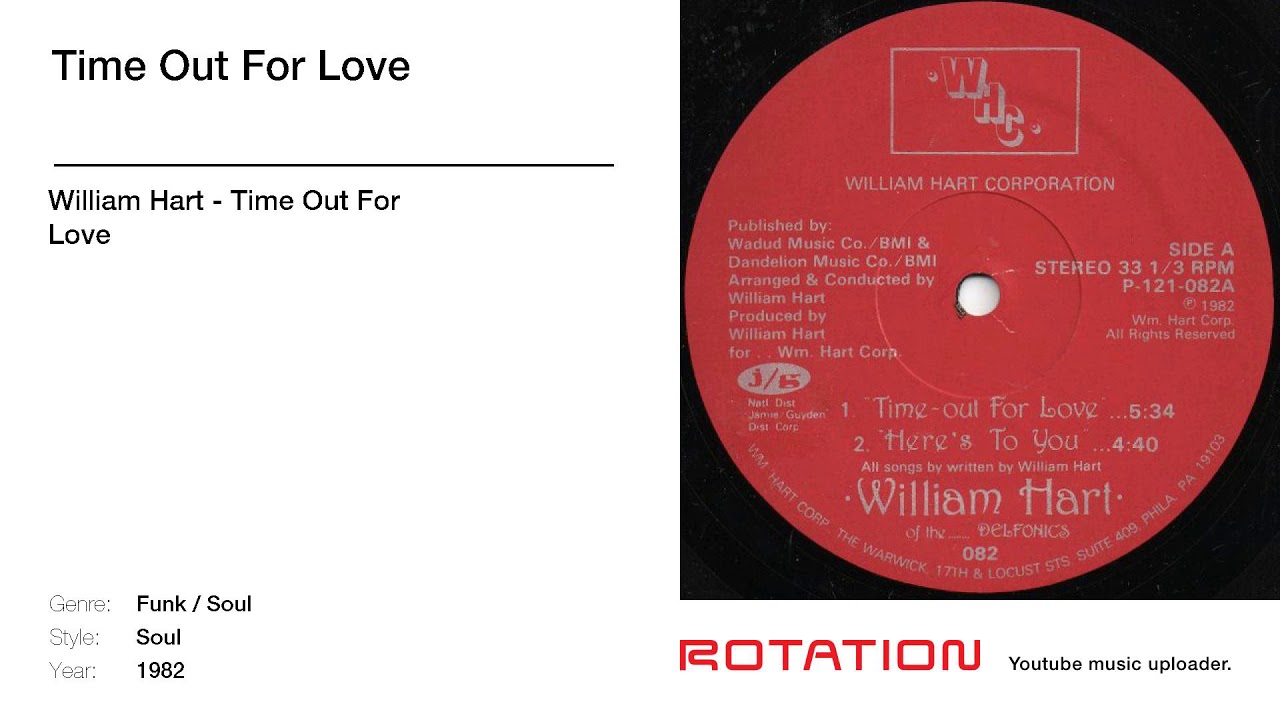 William Hart - Time Out For Love - YouTube