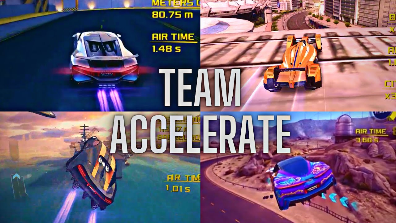 Asphalt 8 | Accelerate Team Clips Compilation - YouTube