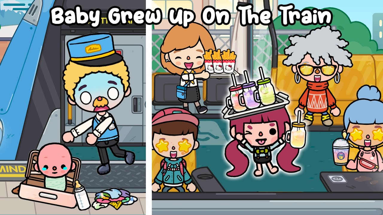 Baby Grew Up On The Train 👶🚄 Sad Story | Toca Life World | Toca Boca - YouTube