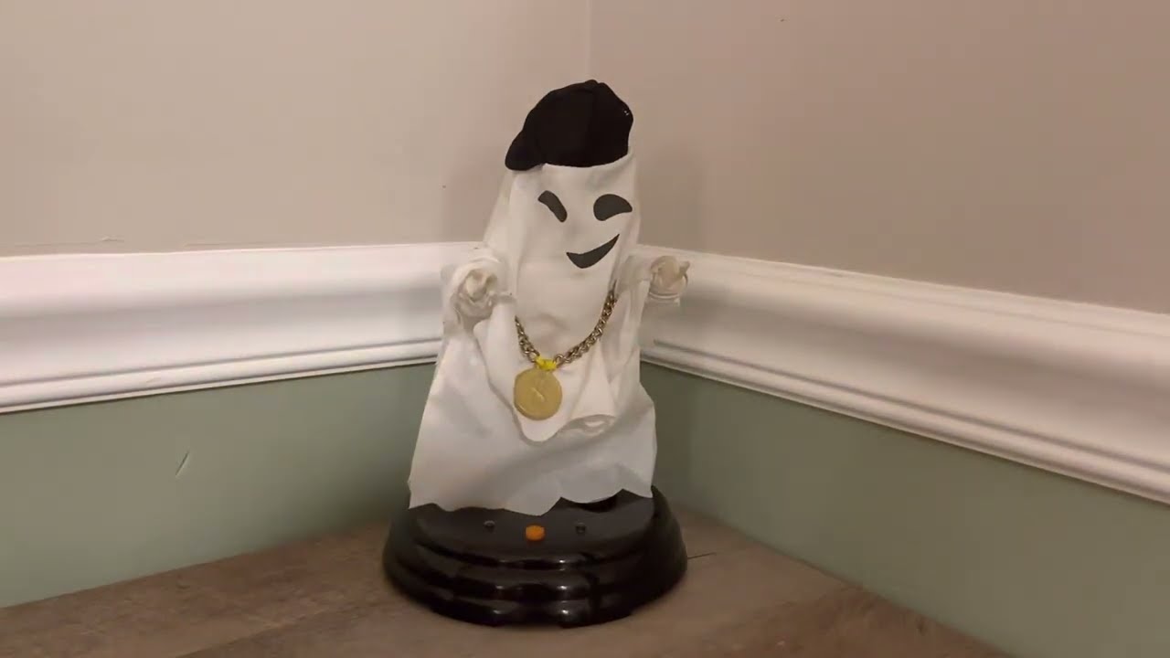 Gemmy Grave Ravers Hip Hop Ghost - Rappers Delight - YouTube