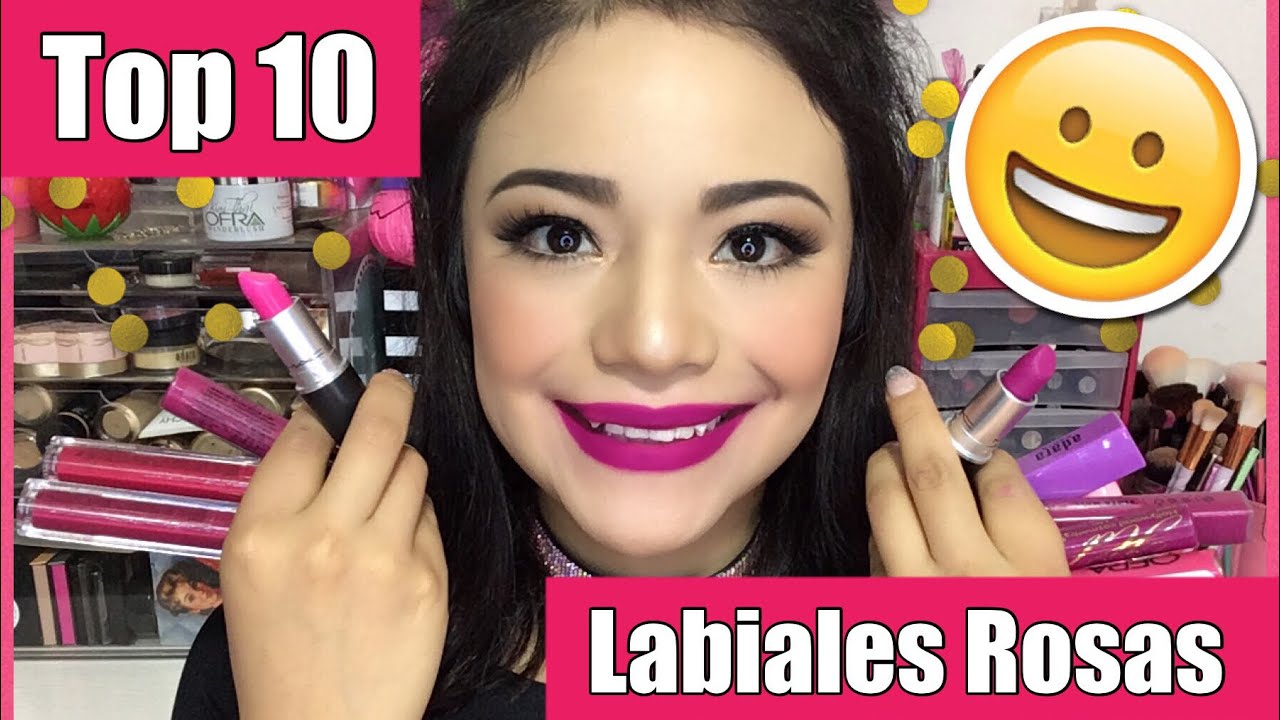 Top 10 | Labiales Rosas Favoritos. - YouTube