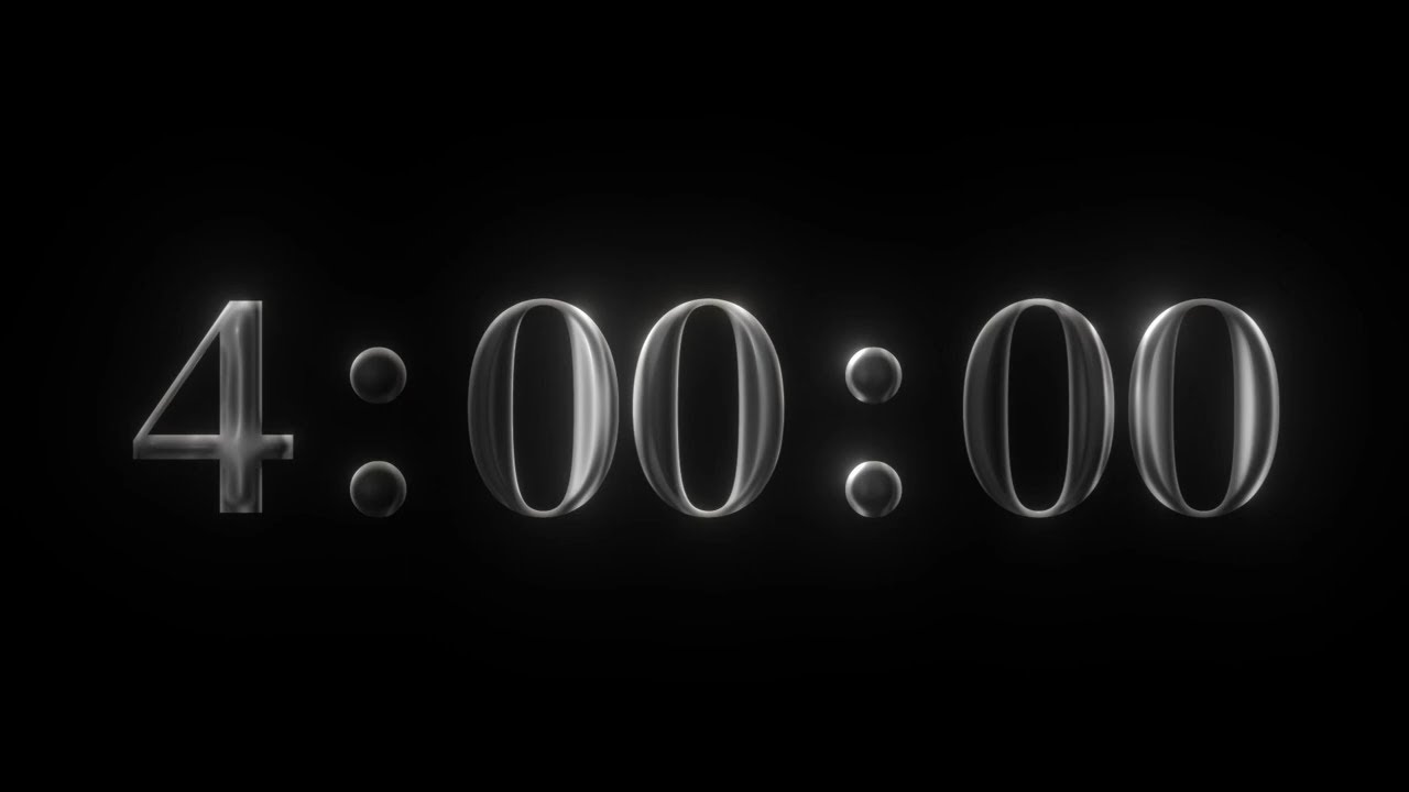 4 Hour timer | 240 minutes timer | metallic material timer - YouTube