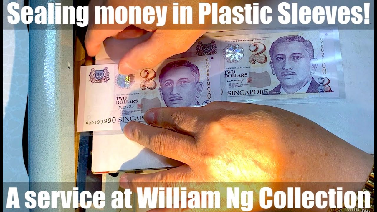 Preserving my banknotes in plastic sleeves ... a coin store visit at ...
