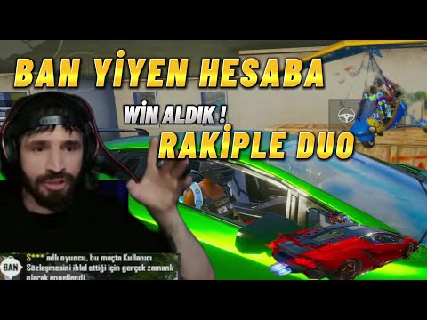 BAN YİYEN HESABA WİN ALDIRDIM /PUBGMOBİLE