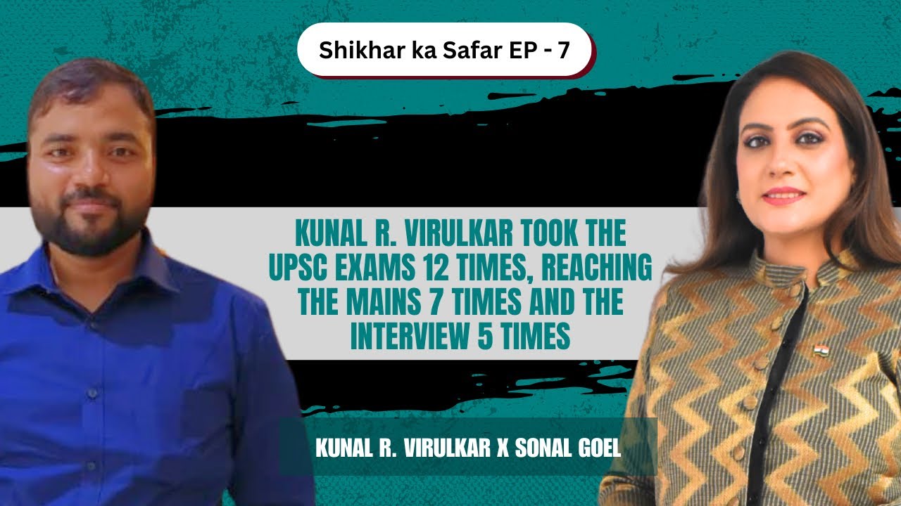 Kunal R. Virulkar | Talk Show With Sonal Goel | Shikhar ka Safar ...
