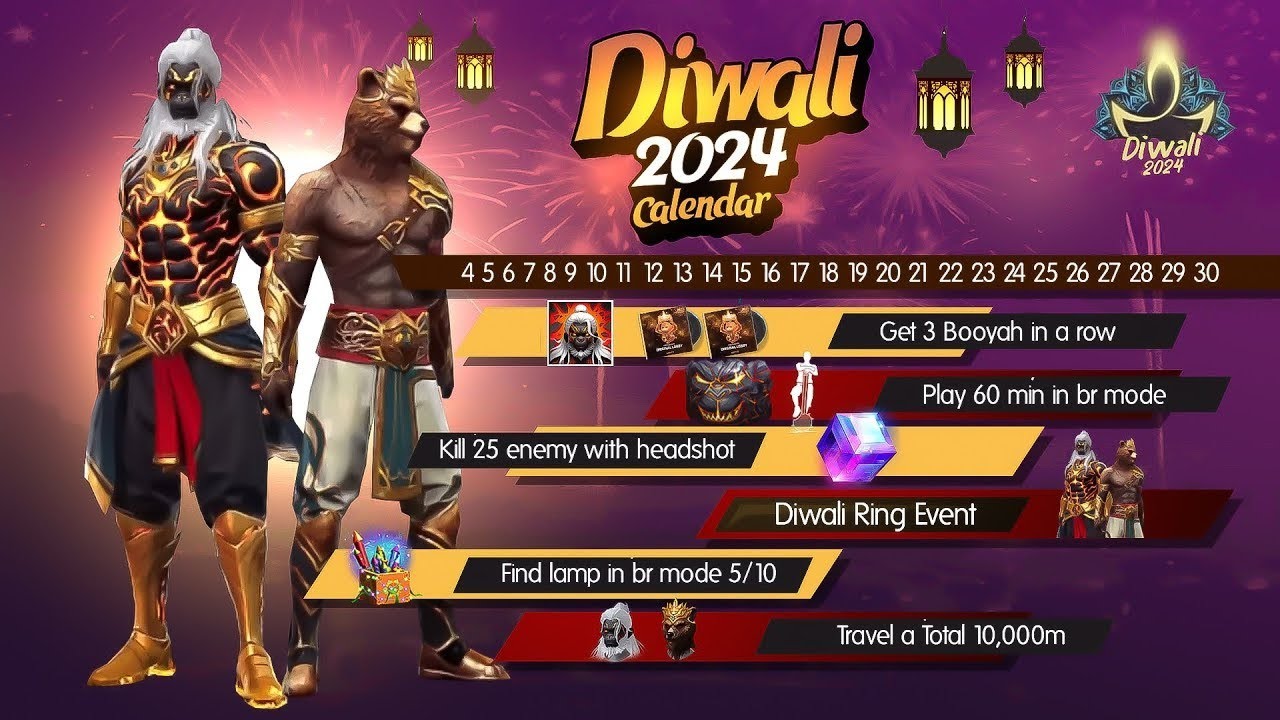 Free Fire Diwali Event 2024 l Diwali Event Free Fire l Free Fire New ...