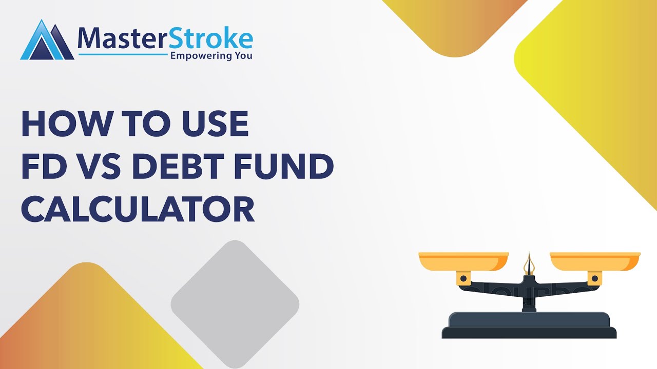 Debt Fund Calculators- Bank FD vs. MF SWP & Bank FD vs Debt MF - YouTube