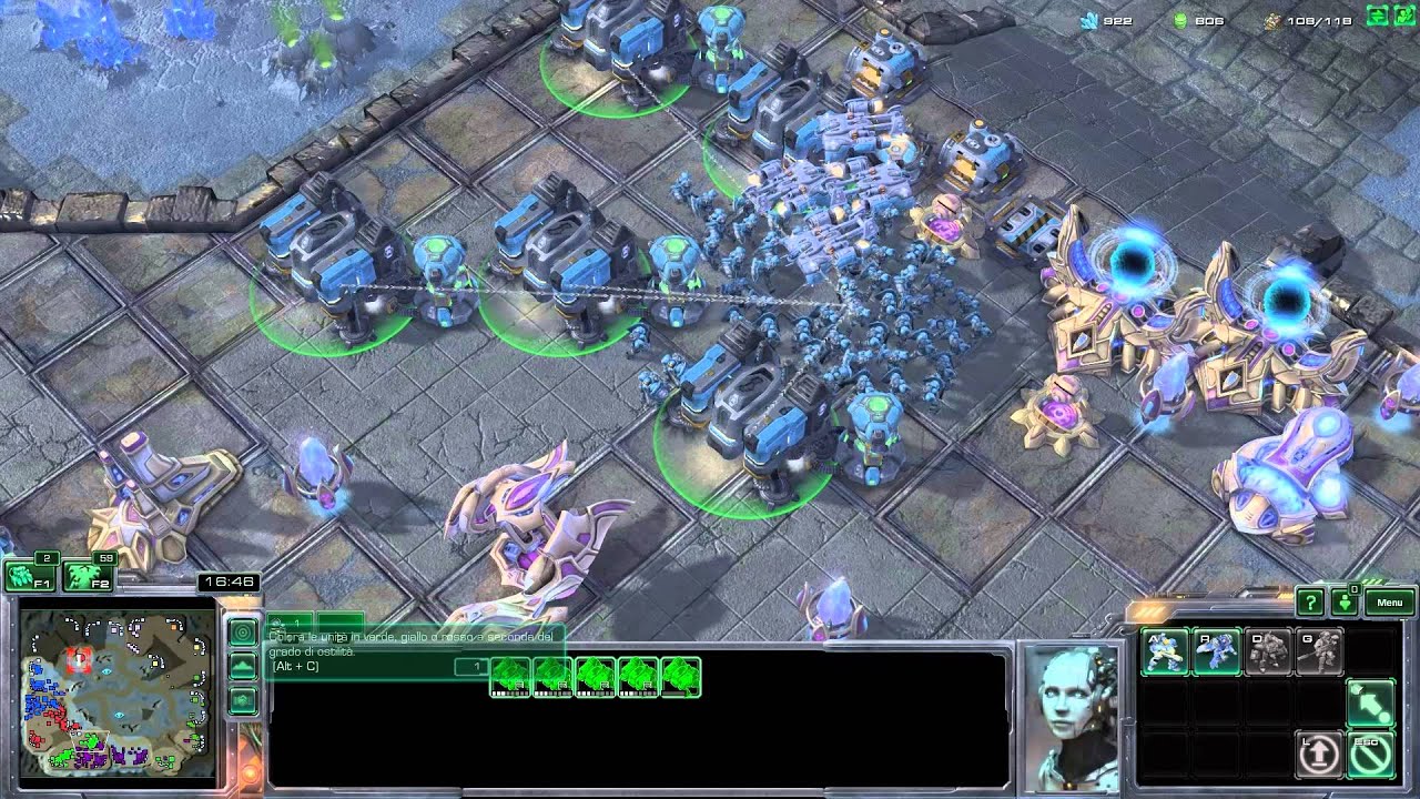 Starcraft II - Multiplayer gameplay - 4vs4 - Commentato #2 - YouTube