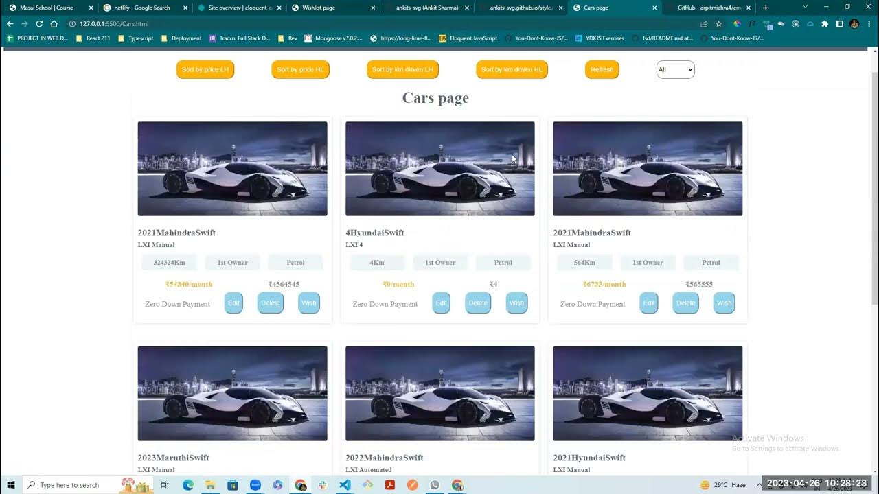 Mini project on CRUD operation using vanilla JavaScript. - YouTube