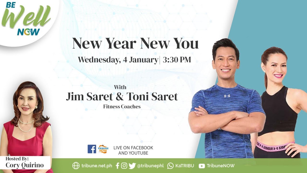Coach Jim Saret and Coach Toni Saret on New Year New You | Be Well Now ...