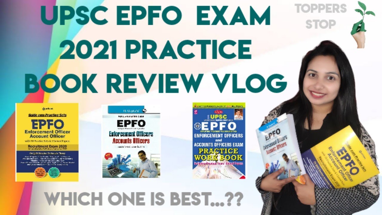 Epfo exam book review vlog | Upsc epfo exam | epfo revision | toppers ...