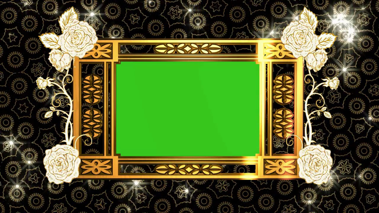 GREENSCREEN BORDER FRAME WEDDING (FREE) - YouTube