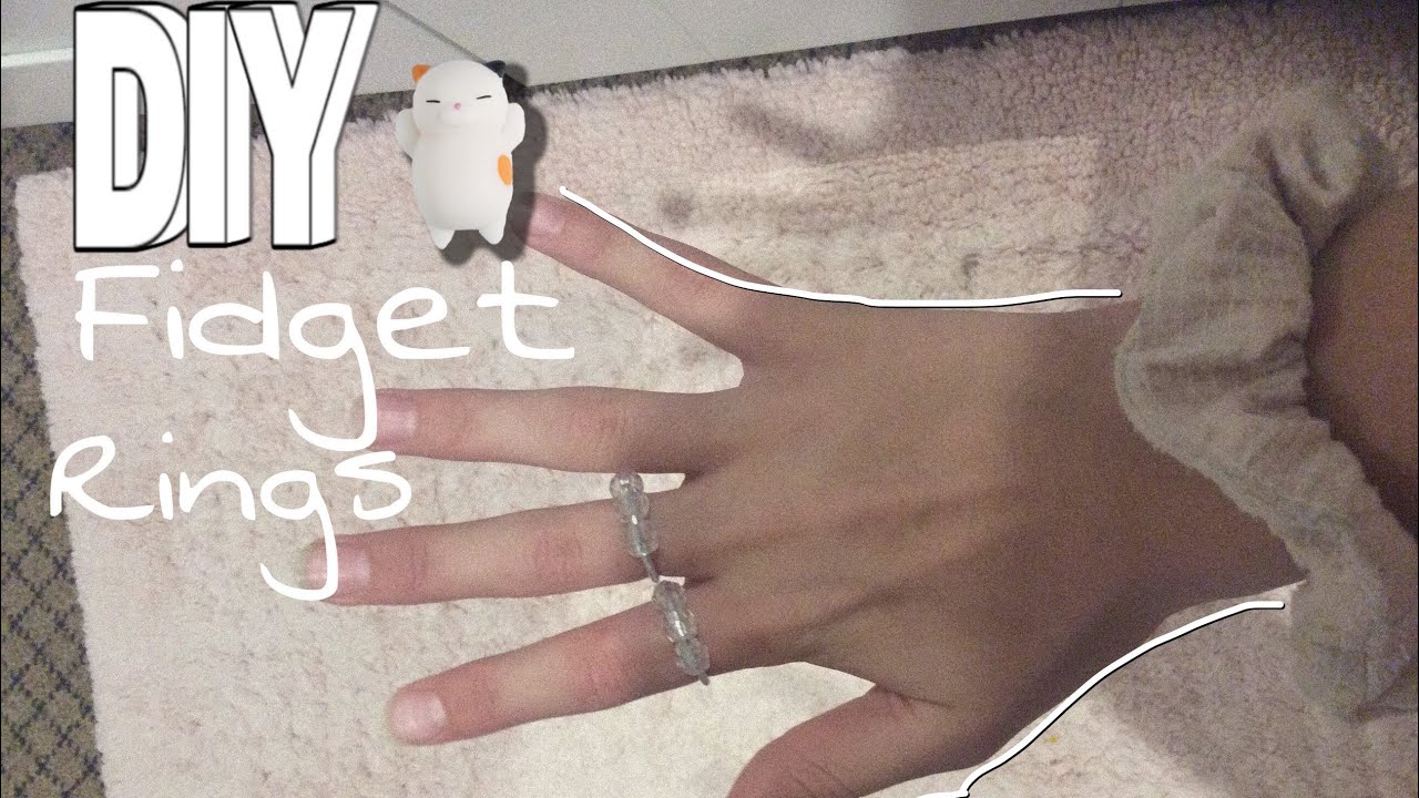 How to make diy fidget rings - YouTube