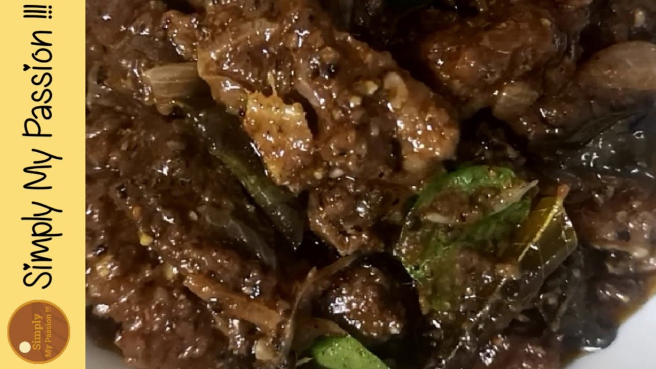 Beef Pepper Roast Recipe||Beef Pepper Masala||Simply My Passion ...