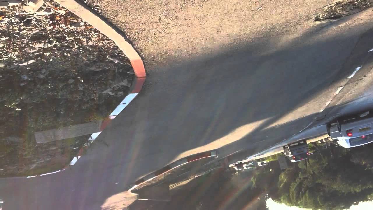 Beware of sharp turns upside down - YouTube